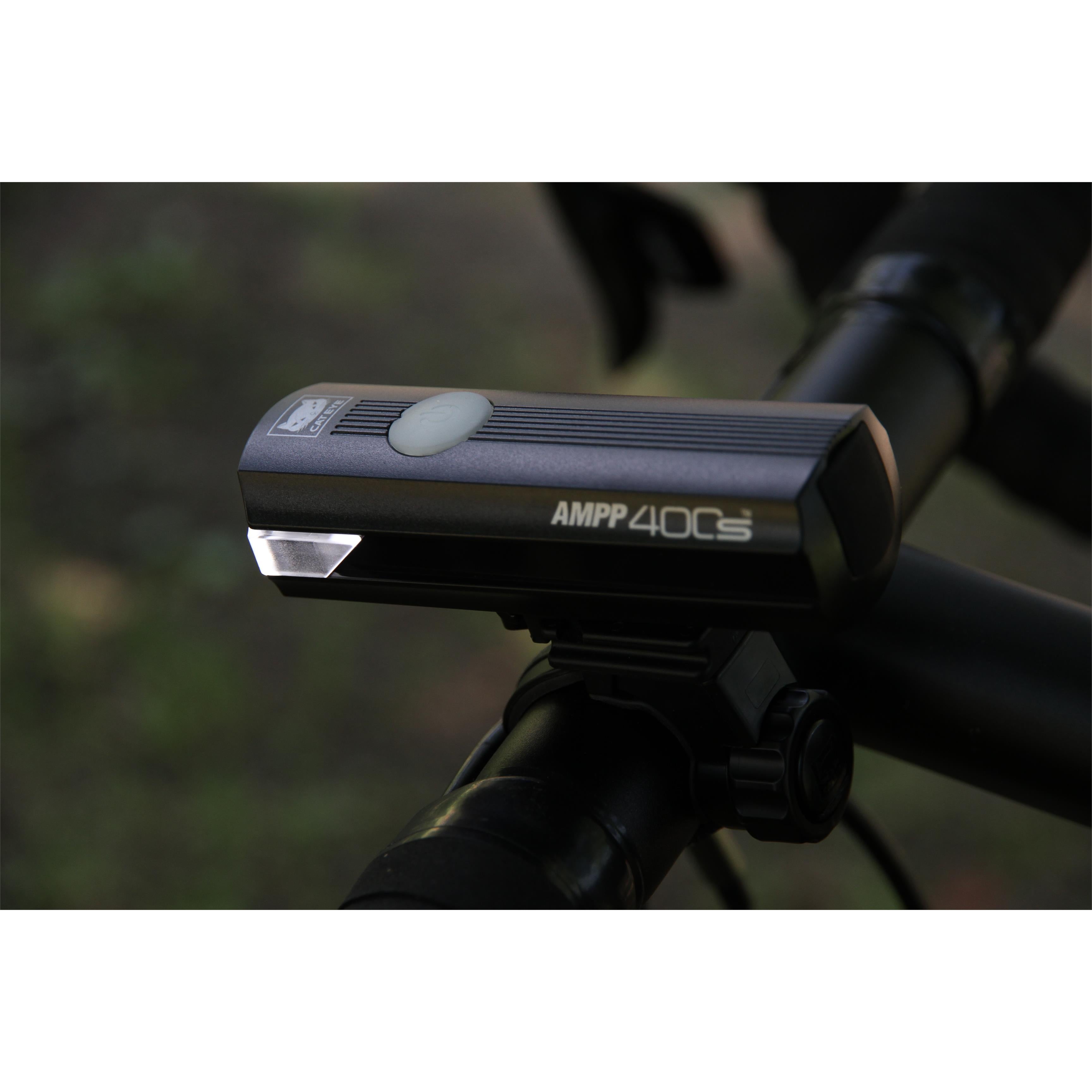 Cateye AMPP 400S Front Bike Light | 400 Lumen USB-C Light – Cateye Cycling